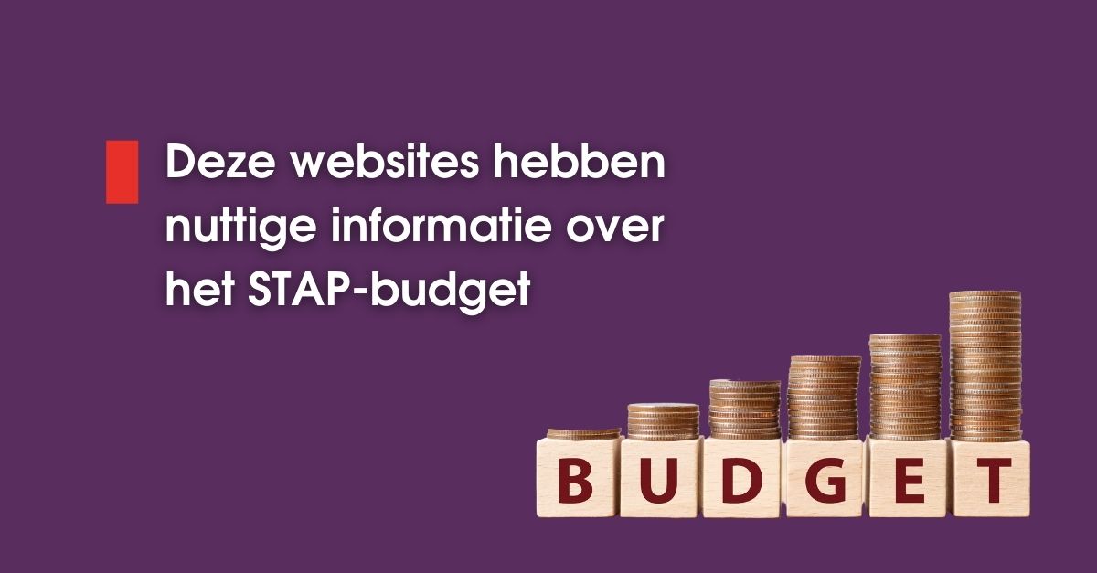 Deze websites hebben nuttige informatie over het STAP-budget - Loopbaan pro