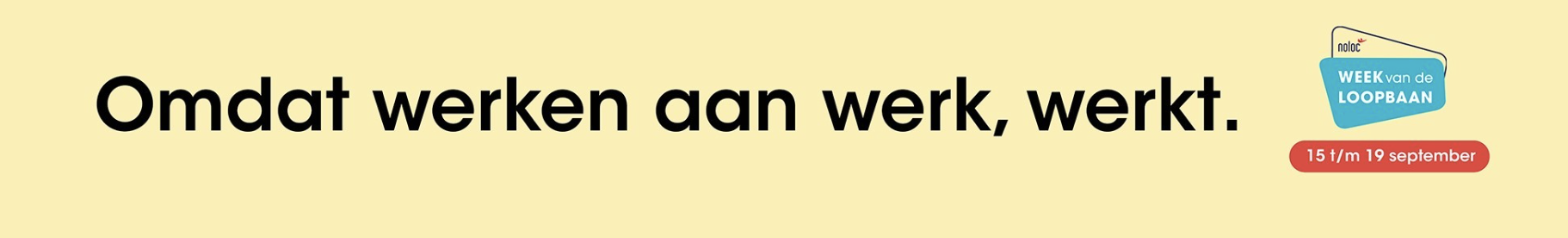 Week van de Loopbaan 2025: Samen werken aan werk! - Loopbaan pro